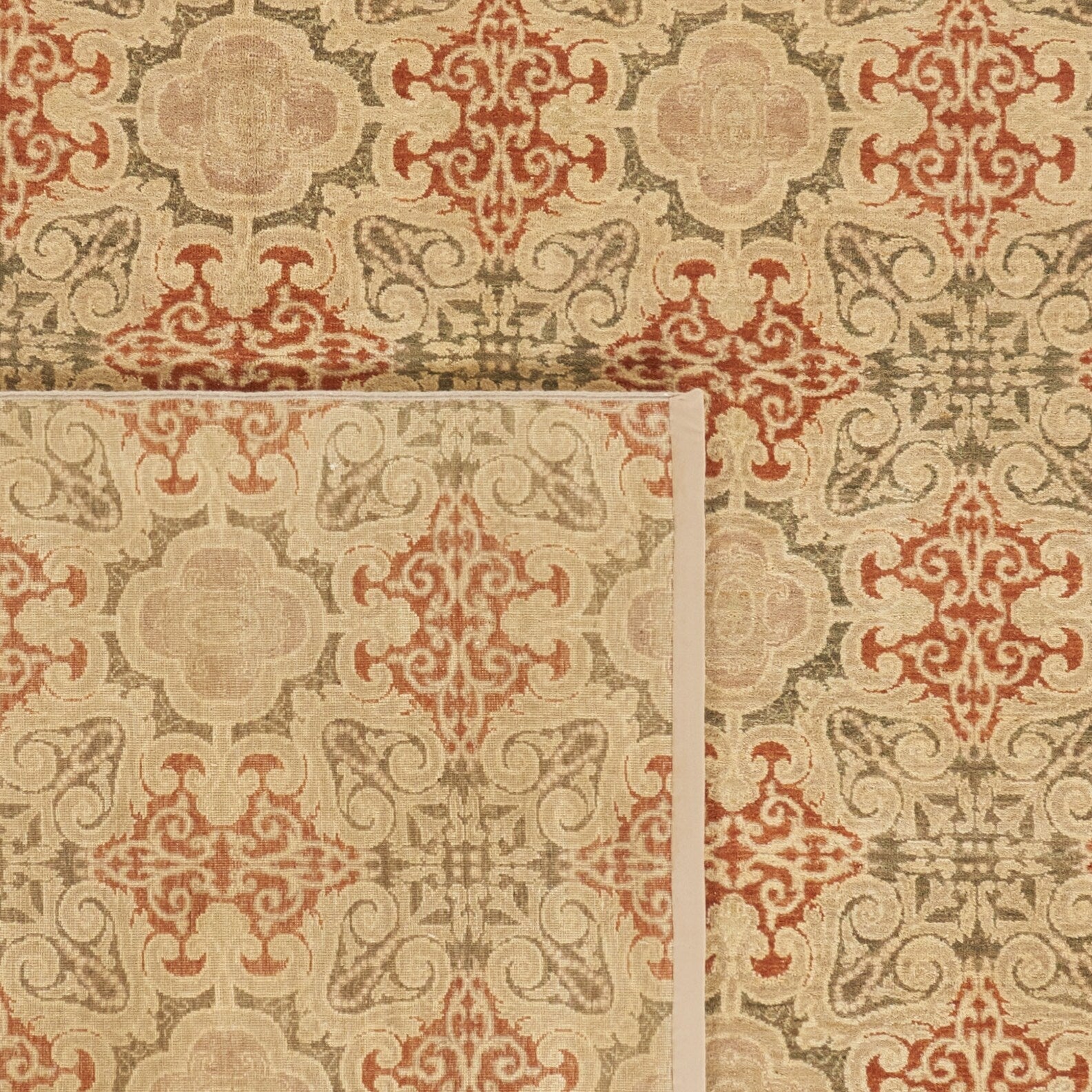 SAFAVIEH Couture Hand-knotted Asian Fusion Jeanne Traditional Wool Rug ...