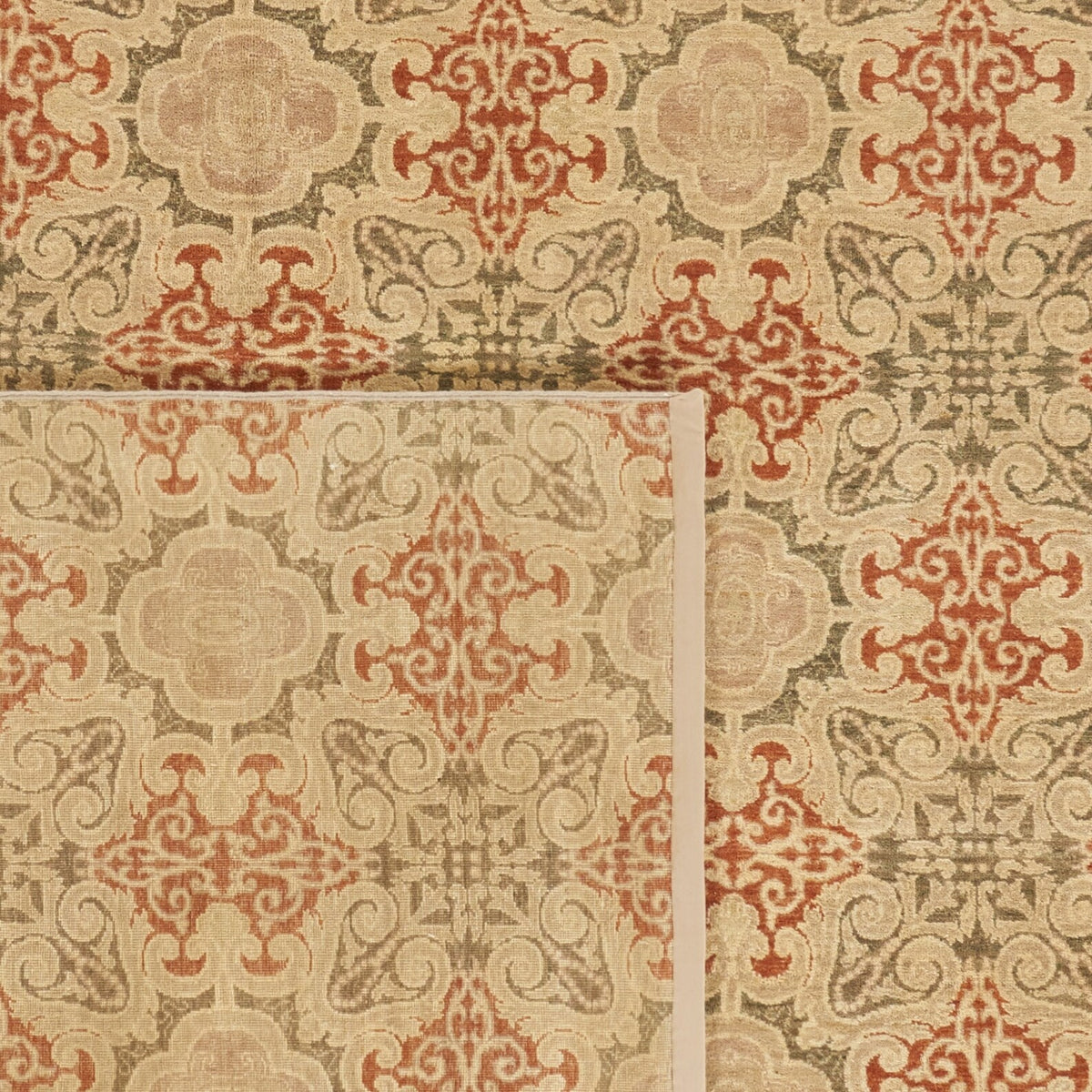 SAFAVIEH Couture Hand-knotted Asian Fusion Jeanne Traditional Wool Rug ...