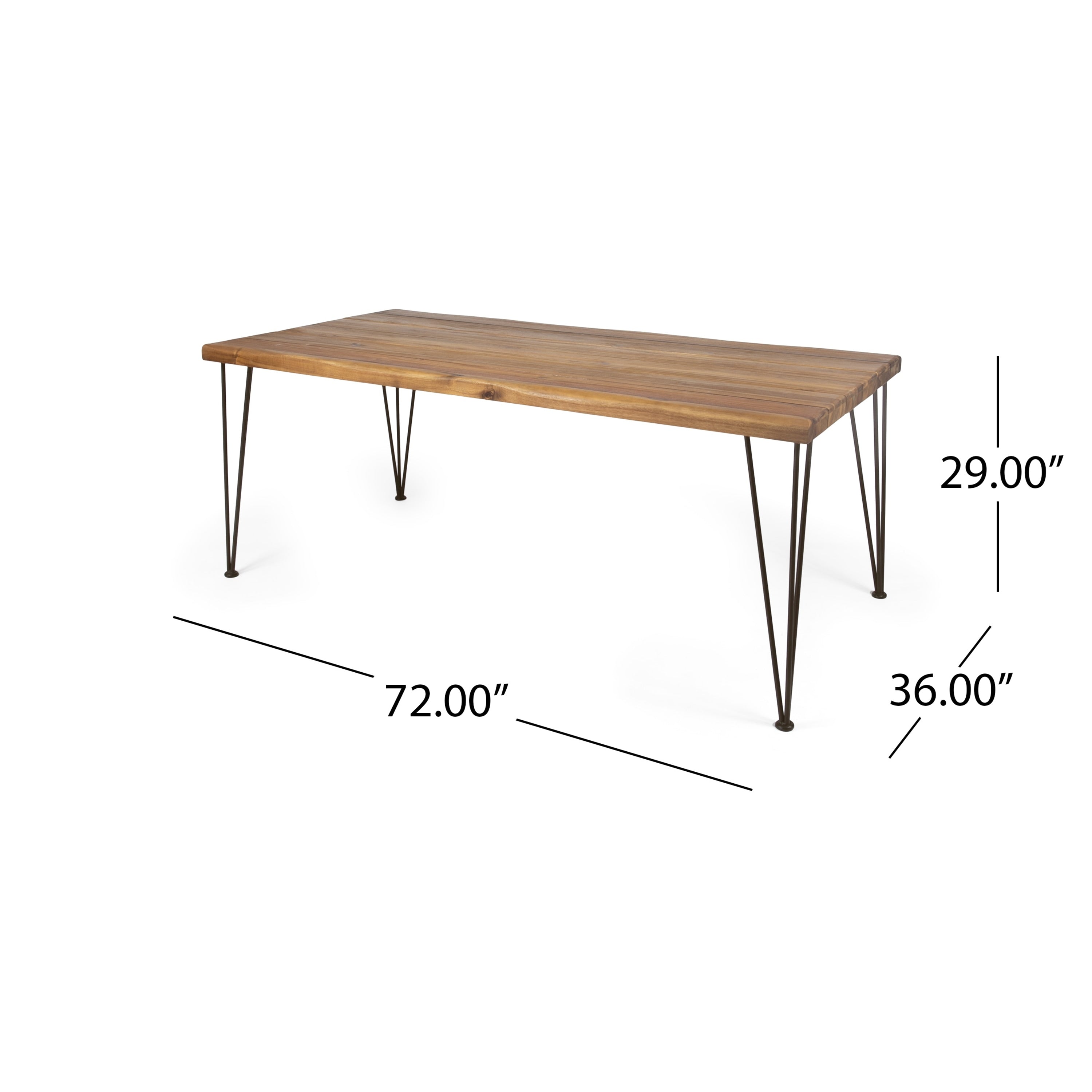 Zion Acacia Wood 72-inch Dining Table by Christopher Knight Home - tea ...